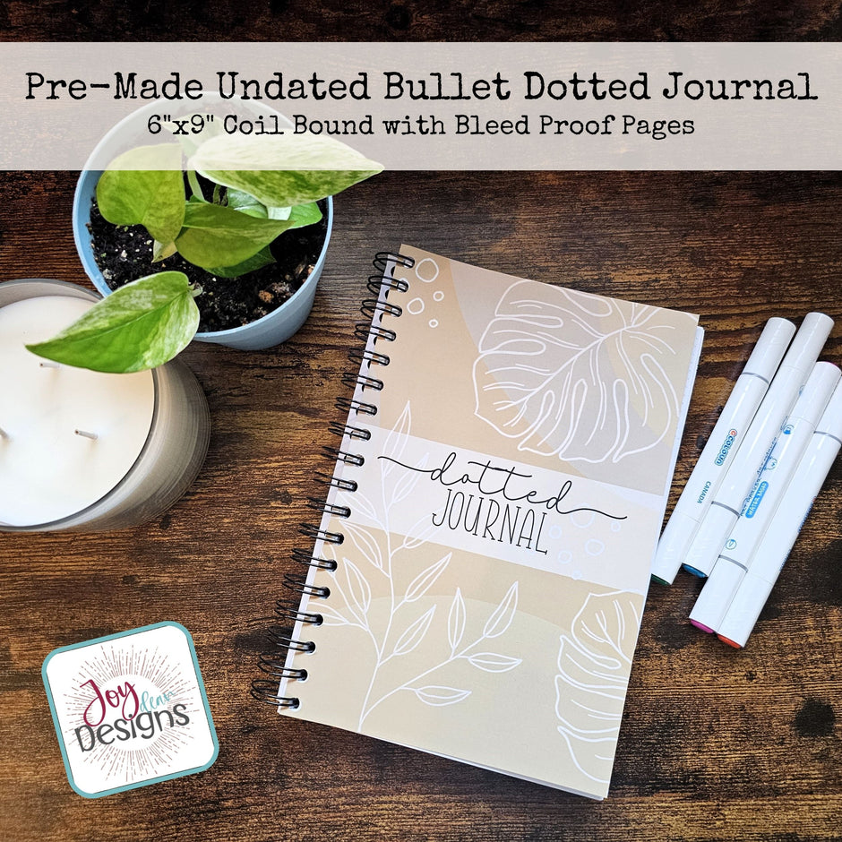 Joy Dean Designs - Premade Bullet Dotted Journals & More
