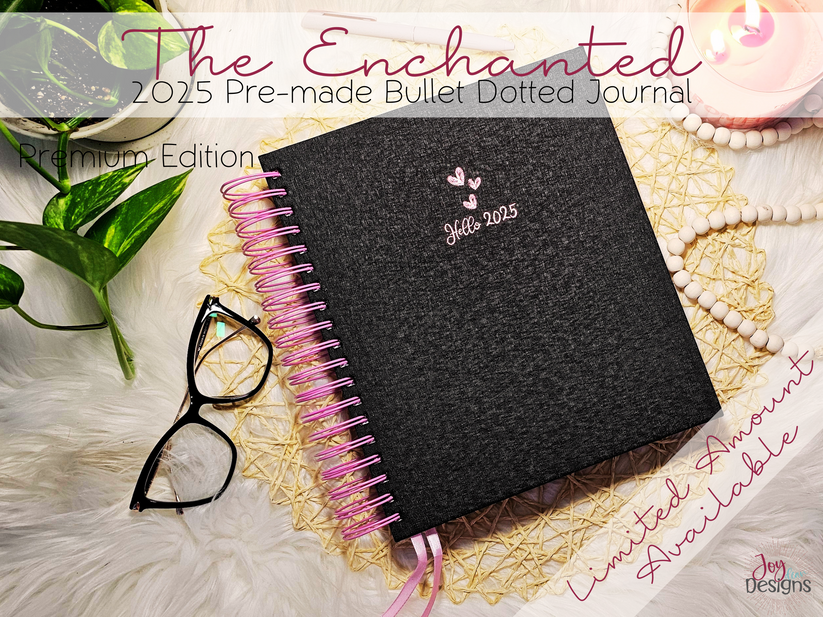 The Enchanted: 2025 Pre-Made Bullet Dotted Journal | Available in 5 Op ...