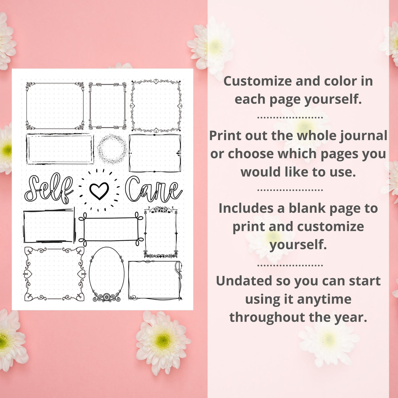 The Simple: Complete Pre-Made Bullet Dotted Journal Pages Instant Down ...